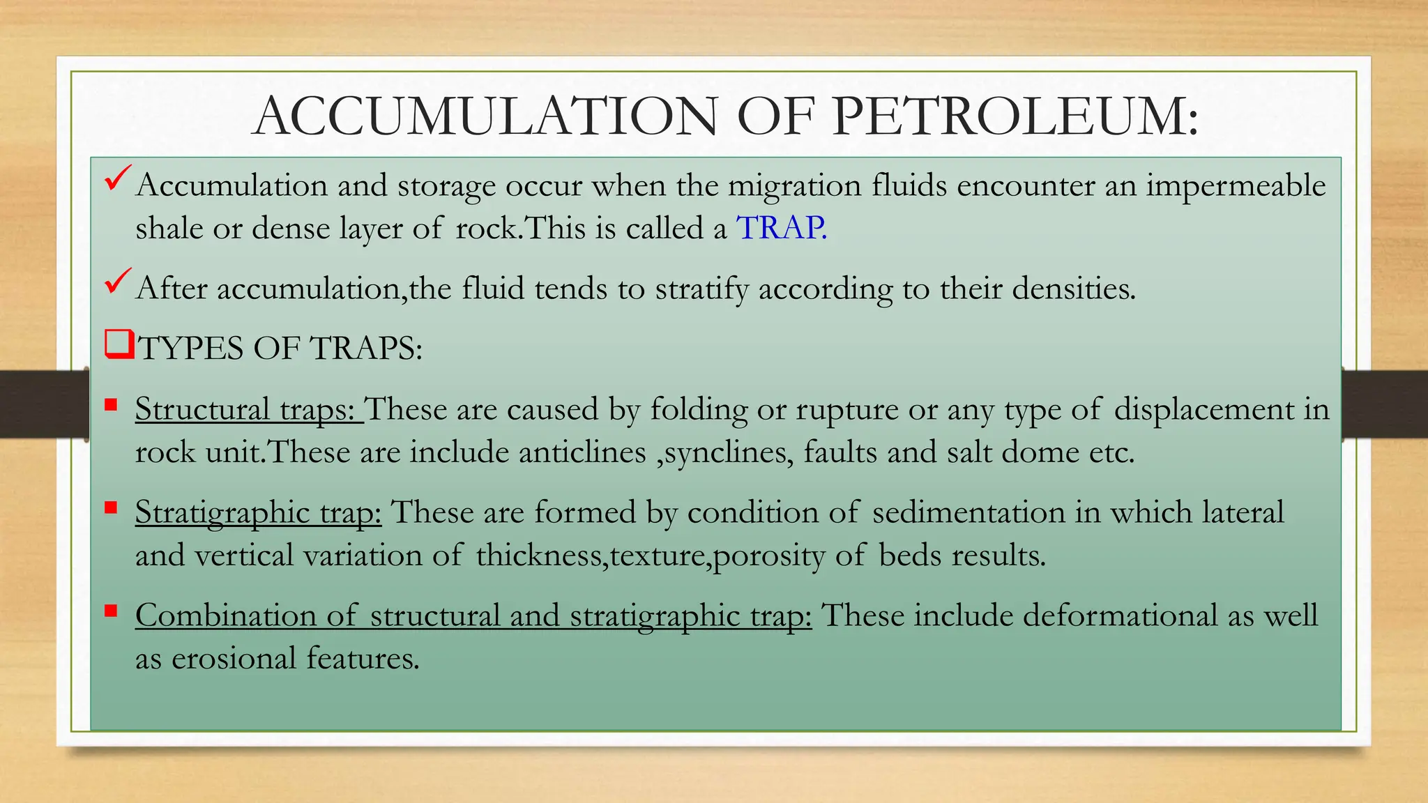 ORIGIN OF PETROLEUM and hydrocarbon traps.pptx