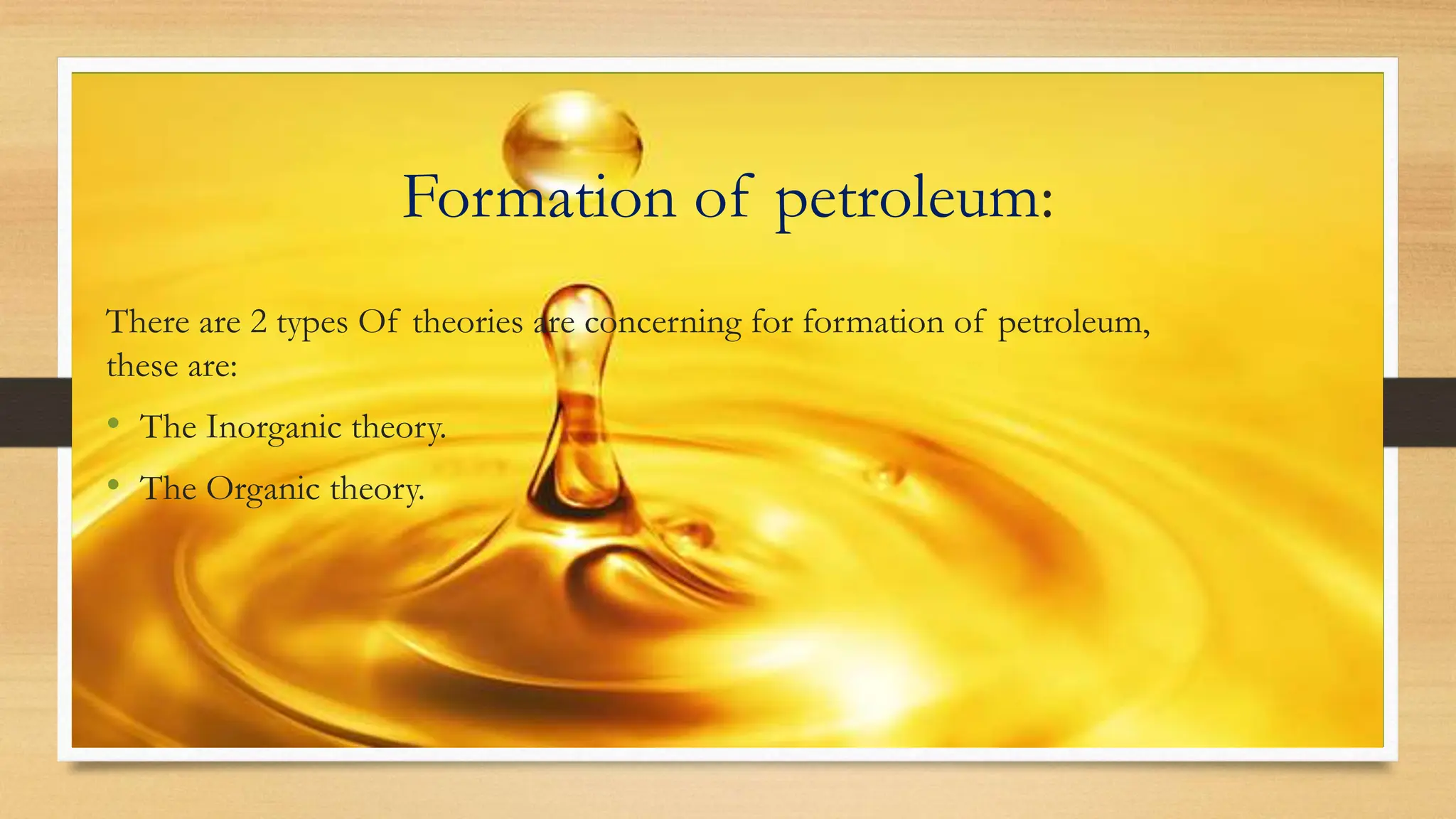 ORIGIN OF PETROLEUM and hydrocarbon traps.pptx | Free Download