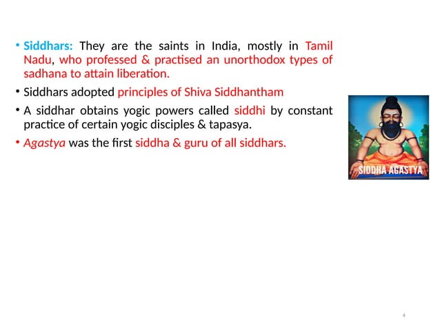 Origin of siddha medicine basic of siddha | PPT