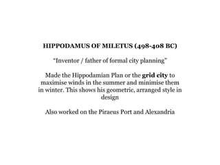 Cities: Origin, Concepts of Growth, and Spatial Theories | PPTX
