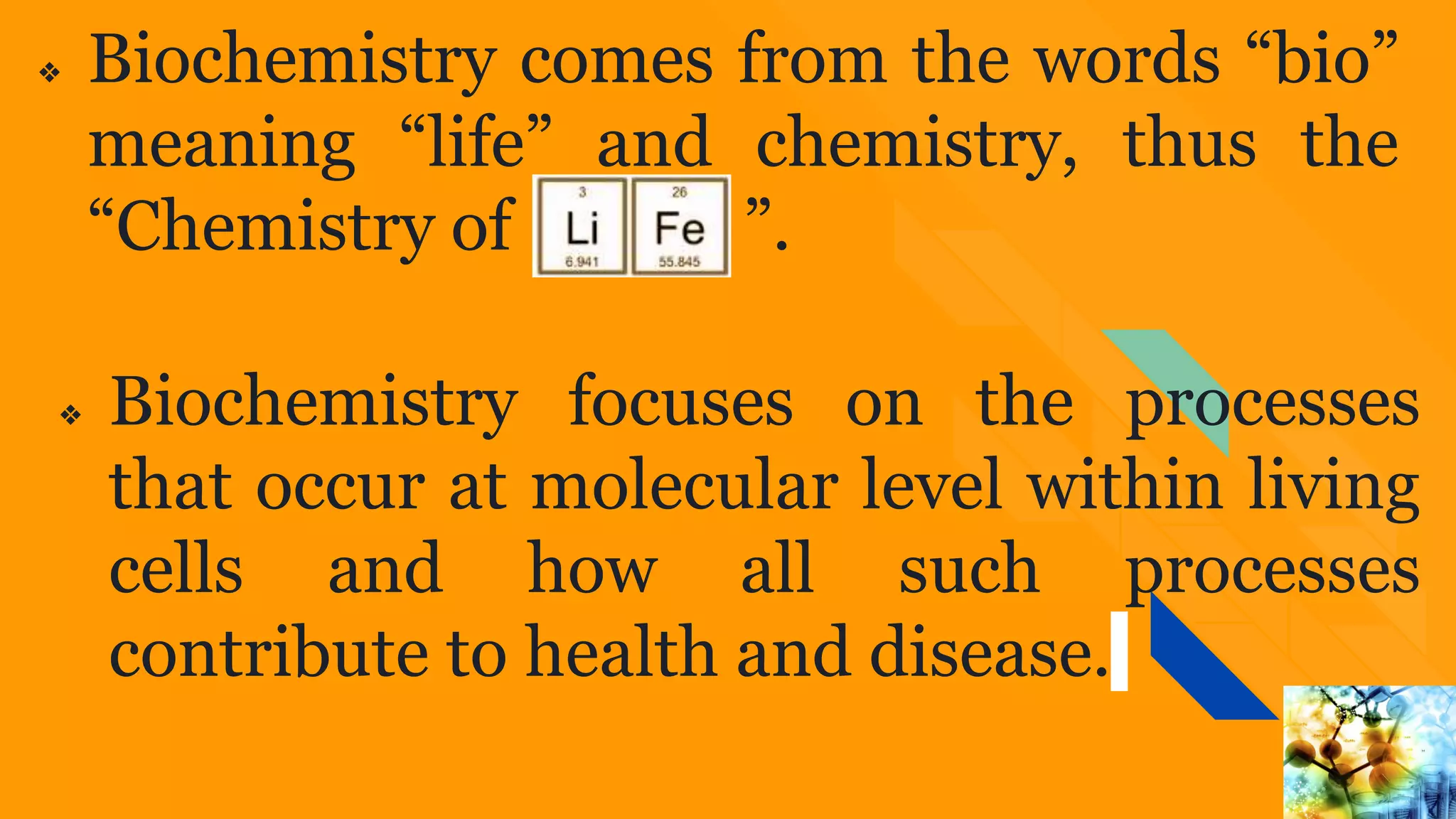 Origin of the discipline biochemistry | PPSX