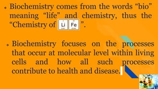 Origin of the discipline biochemistry | PPSX