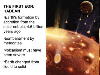 Origin of the Earth & Geologic Time | PPT | Geology | Science