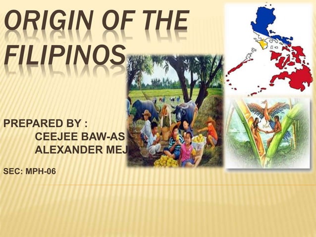 Origin of the filipinos | PPTX | Genealogy and Ancestry | Hobbies ...