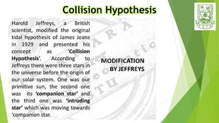 Origin of the solar system hypotheses | PPTX