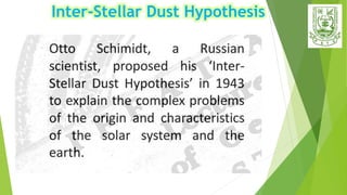 Origin of the solar system hypotheses | PPTX