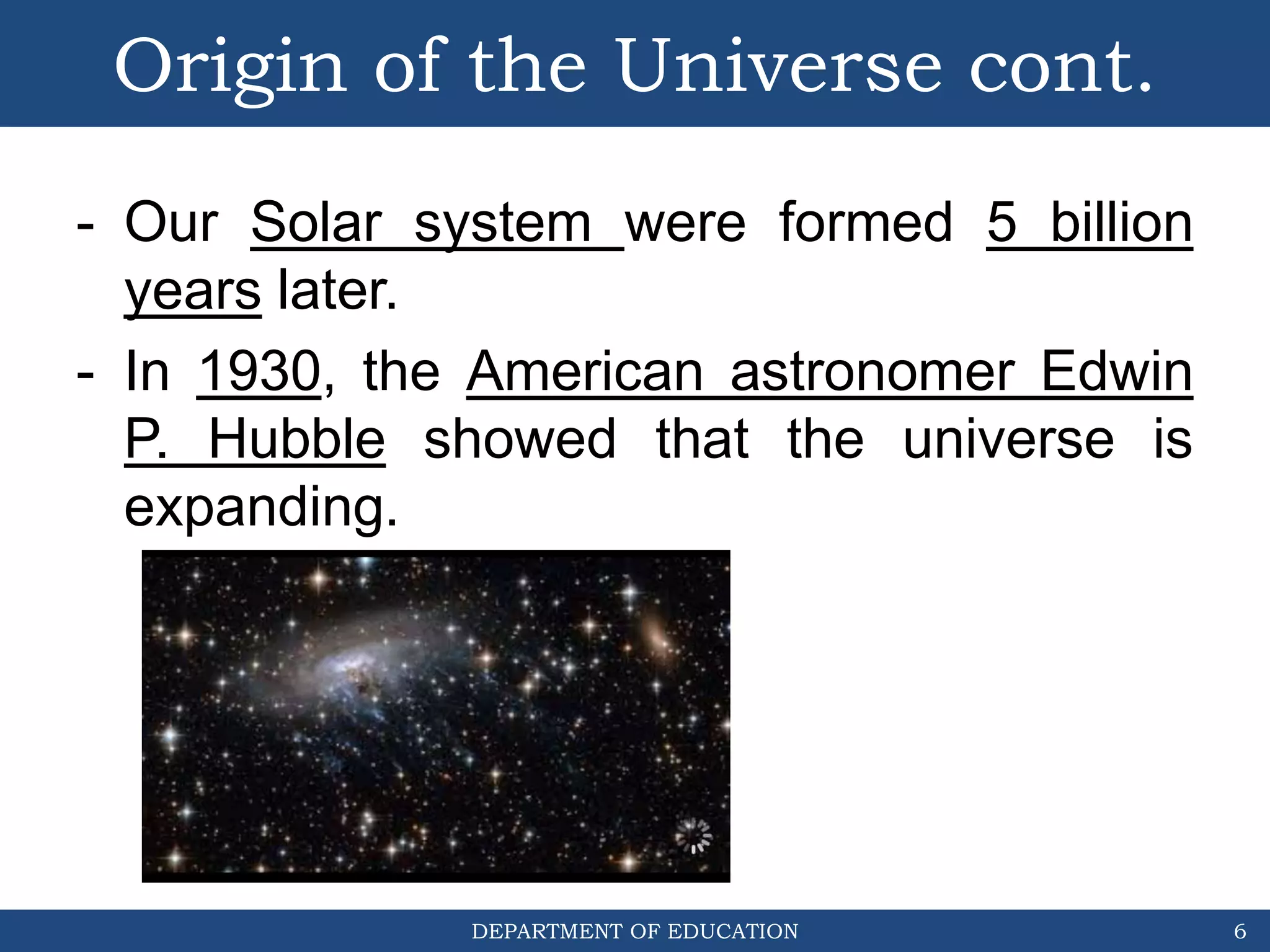 Origin of the Universe.ppt