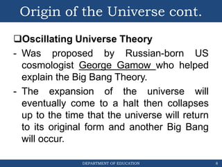 Origin of the Universe.ppt