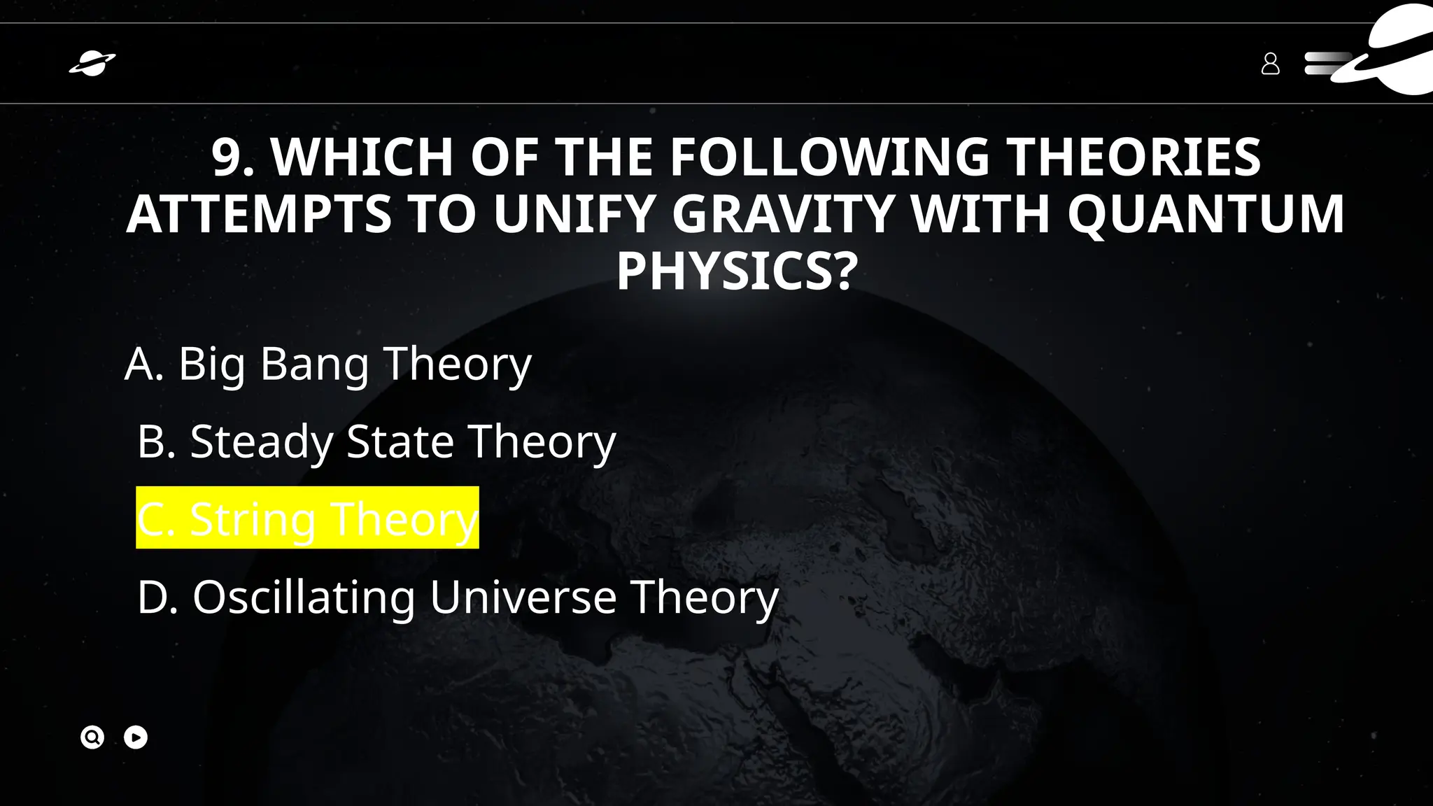 Origin Of the Universe Test Earth and Life Science | PPTX