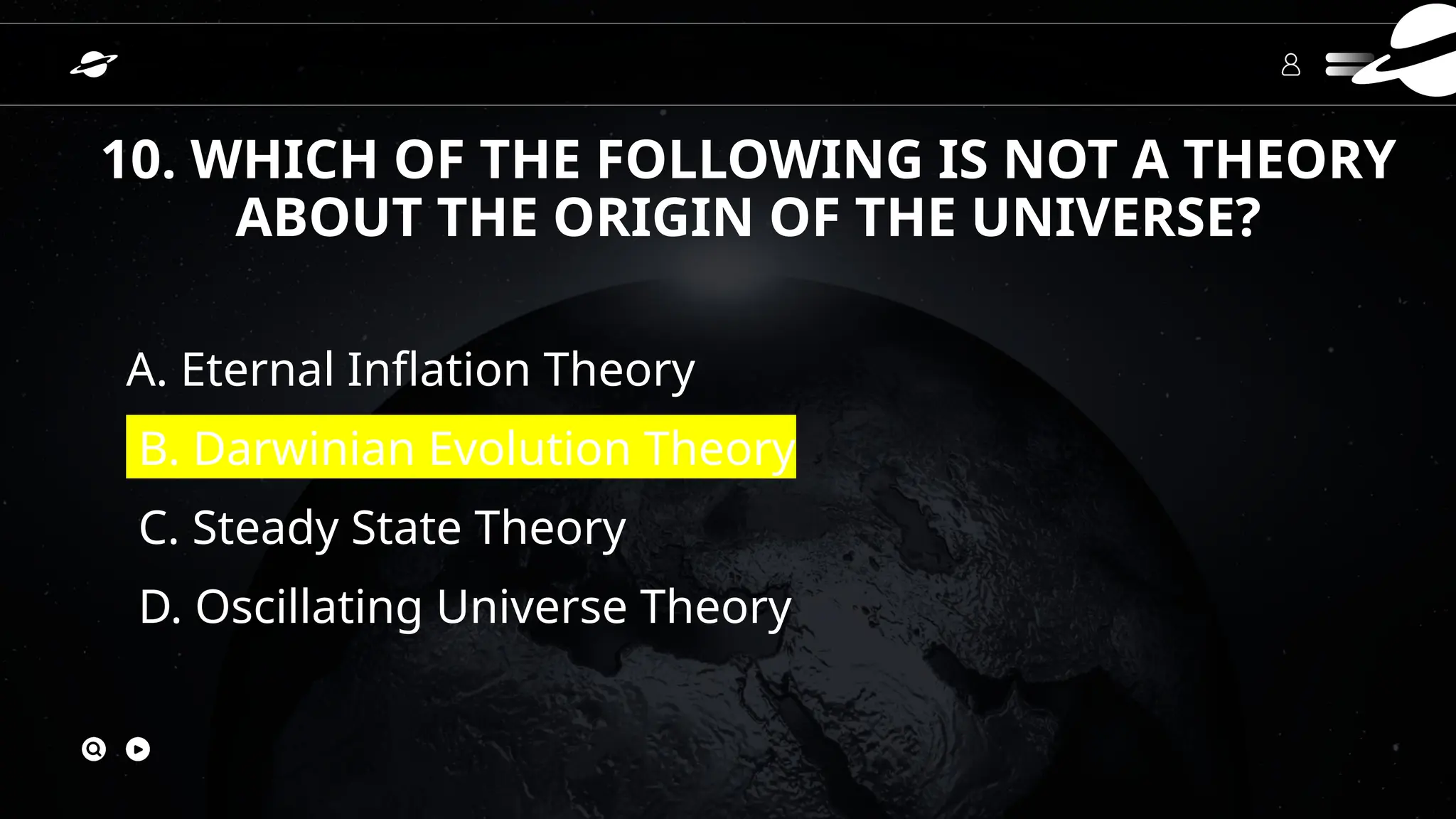 Origin Of the Universe Test Earth and Life Science | PPTX