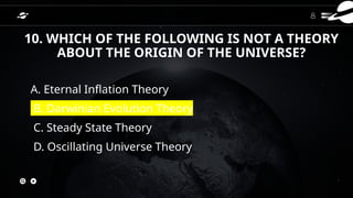 Origin Of the Universe Test Earth and Life Science | PPTX