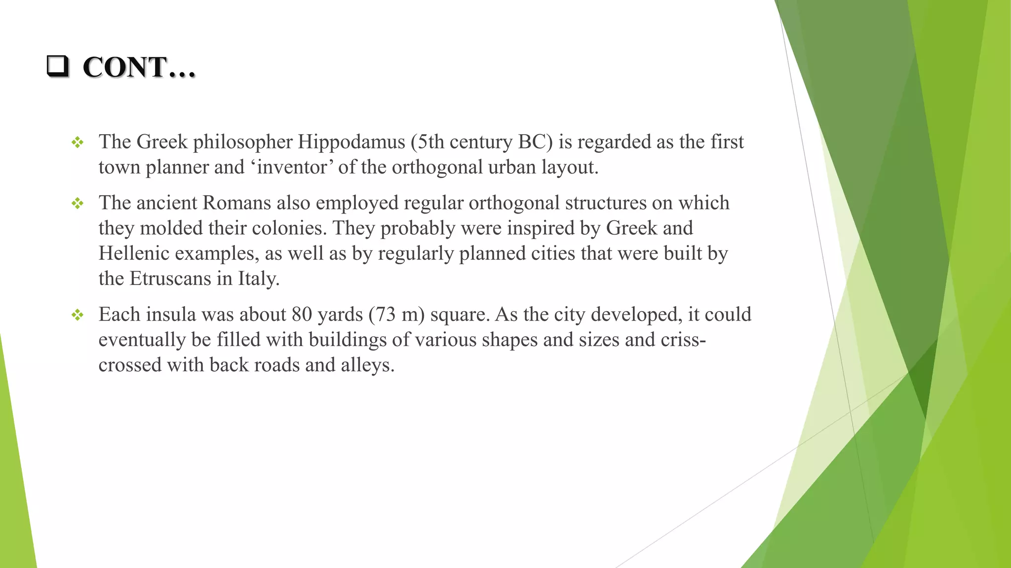 Origin of urban planning | PPTX