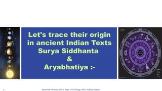 ORIGIN OF WEEKDAY NAMES - Hindu Calender.pptx