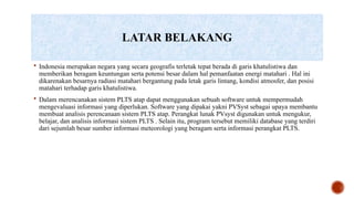 pembanggkit listrik tenaga surya di indonesia origin ppt plts.pptx