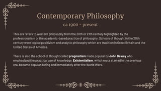 Origins and Developement of Philosophy | PPTX