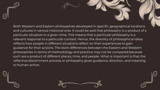 Origins and Developement of Philosophy | PPTX