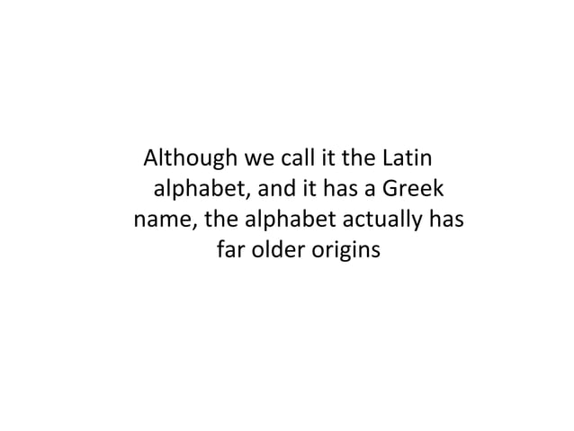Origins of Alphabets | PDF