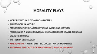 Origins of English Drama | PPTX