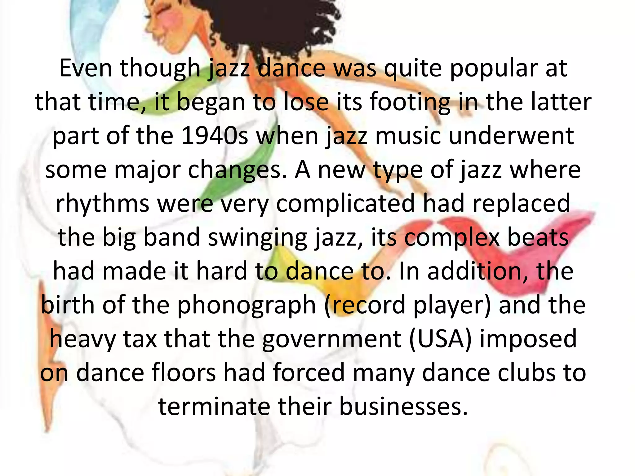 Origins of jazz dance | PPTX