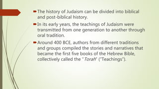 Origins of judaism | PPTX
