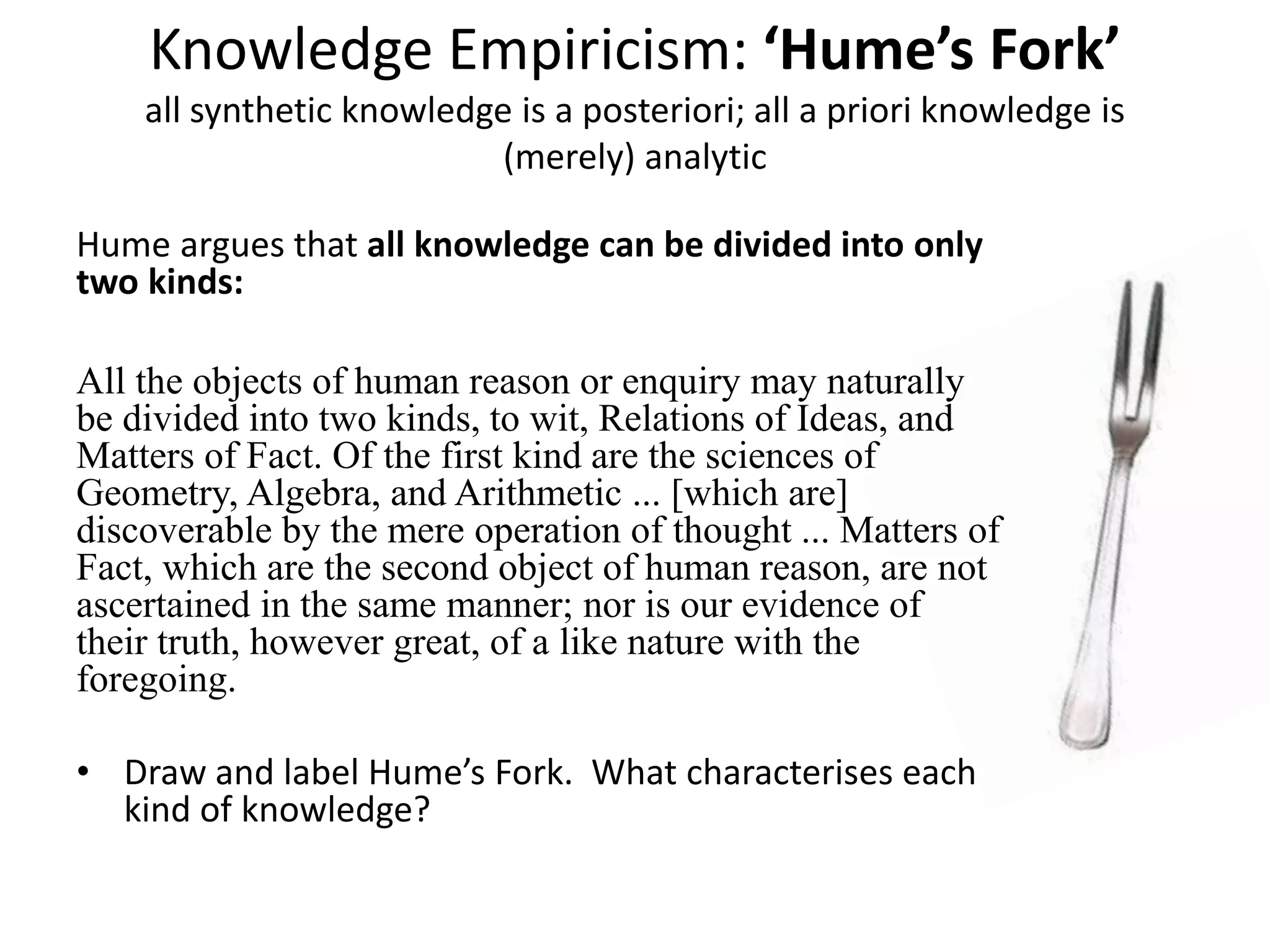 Origins of knowldge 2016 revision 3. knowledge empiricism | PPT