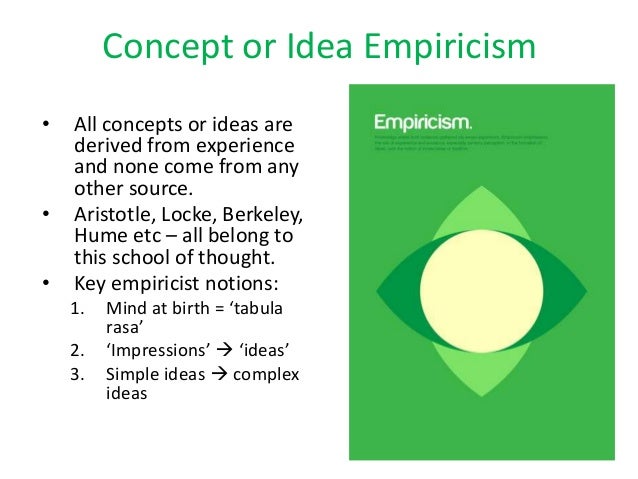 Origins of knowledge 2016 revision 1. concept empiricism