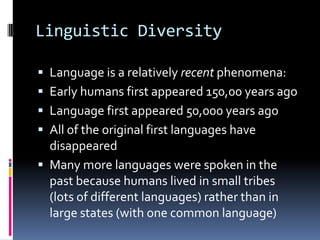 Origins of language | PPTX