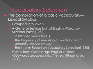 Origins of language curriculum development | PPTX