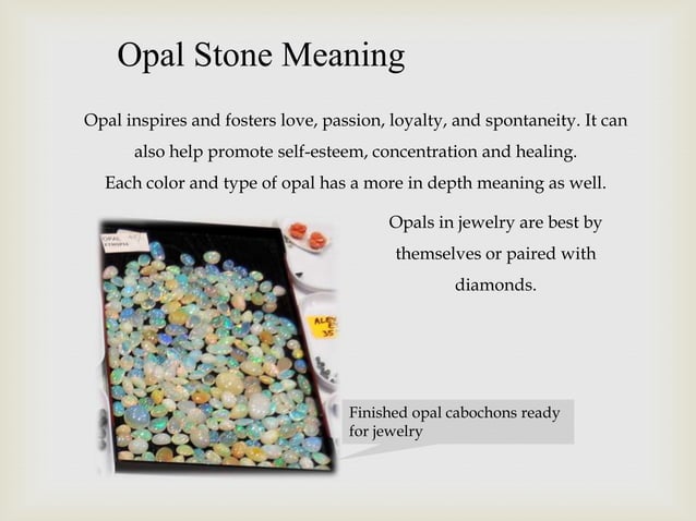Origins of Opal | PPT