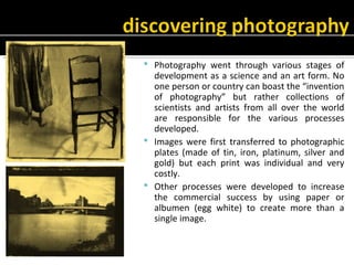 Origins of photography | PPT