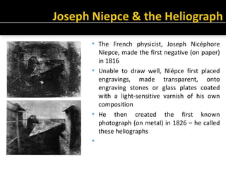 Origins of photography | PPT
