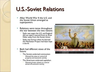 Origins Of The Cold War | PPT
