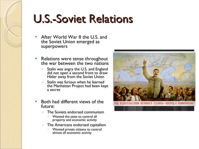 Origins Of The Cold War | PPT