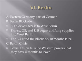 Origins of the cold war | PPT