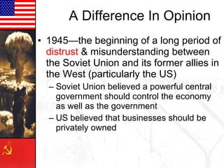Origins of the cold war | PPT