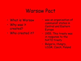 Origins of the cold war | PPT