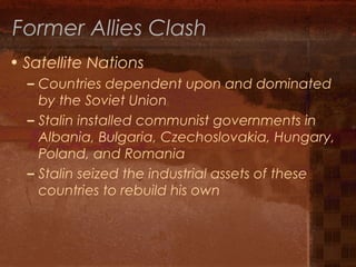 World History - Origins of the Cold War | PPT