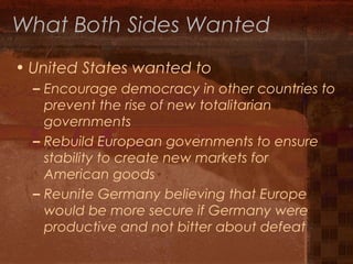 World History - Origins of the Cold War | PPT