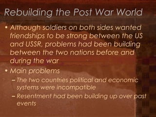 World History - Origins of the Cold War | PPT