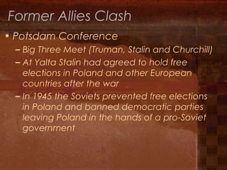 World History - Origins of the Cold War | PPT