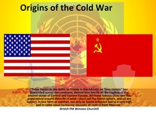 Origins of the Cold War | PPT