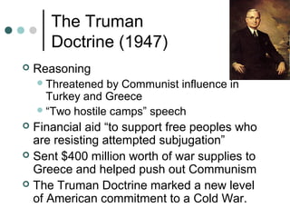 Origins of the cold war | PPT