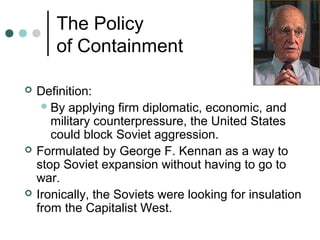 Origins of the cold war | PPT