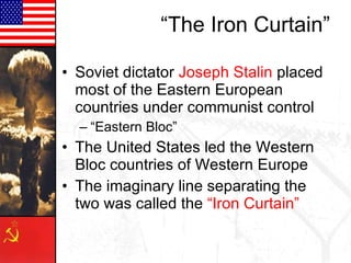Origins of the Cold War | PPT