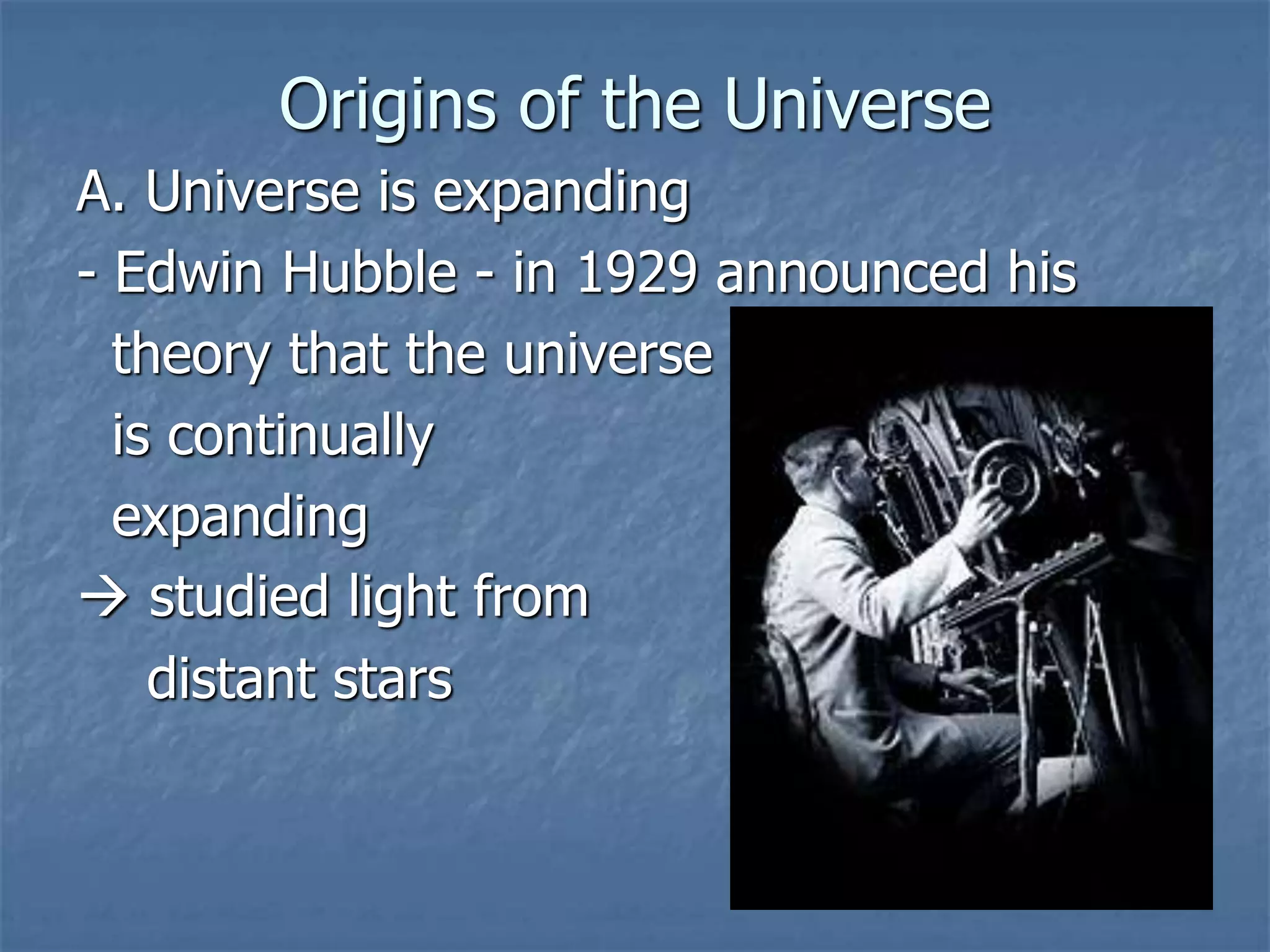Origins of the Universe intro4.ppt