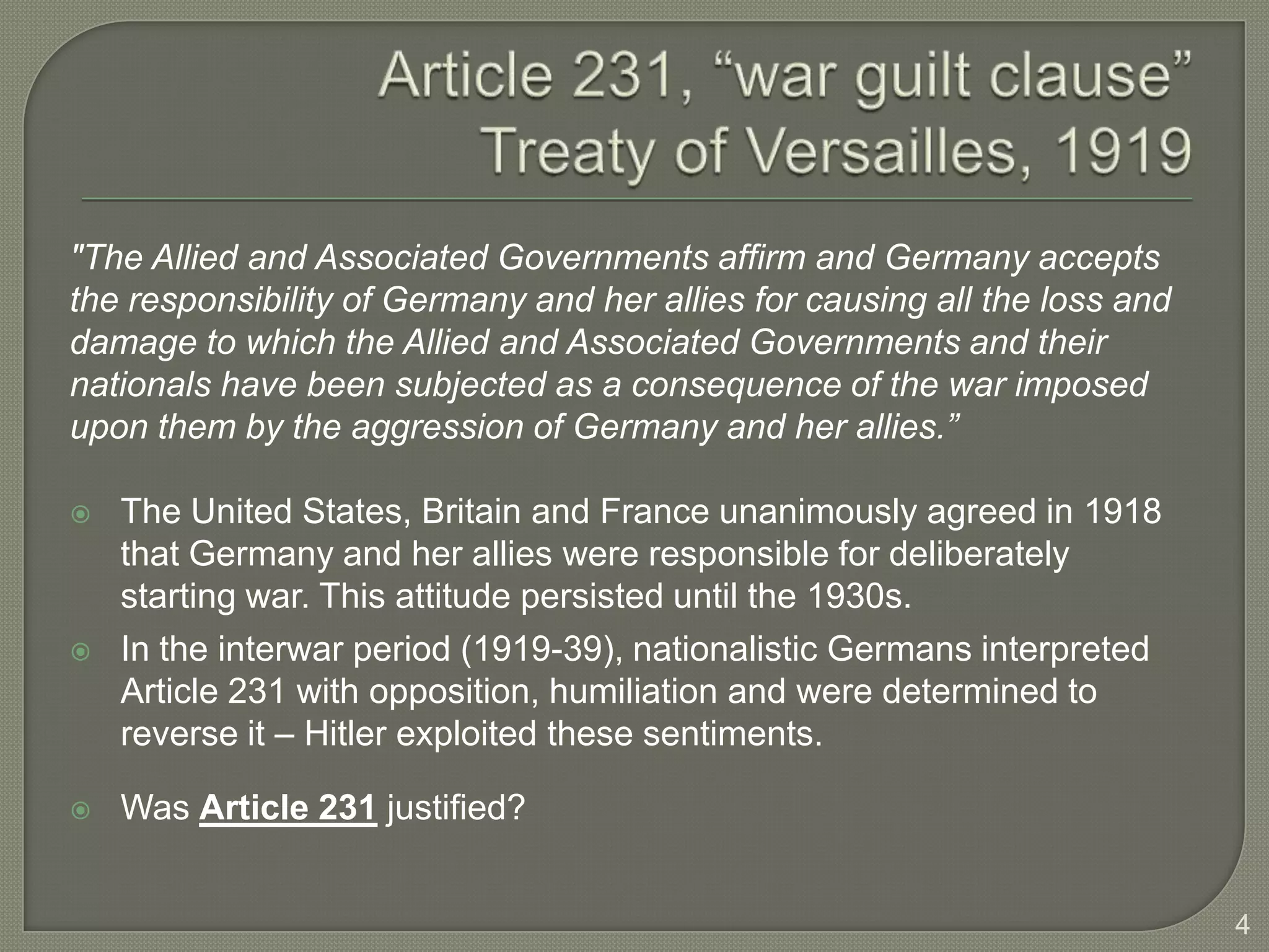 Origins of World War I | PPTX