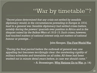 Origins of WW1 | PPT