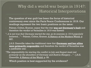 Origins of WW1 | PPT