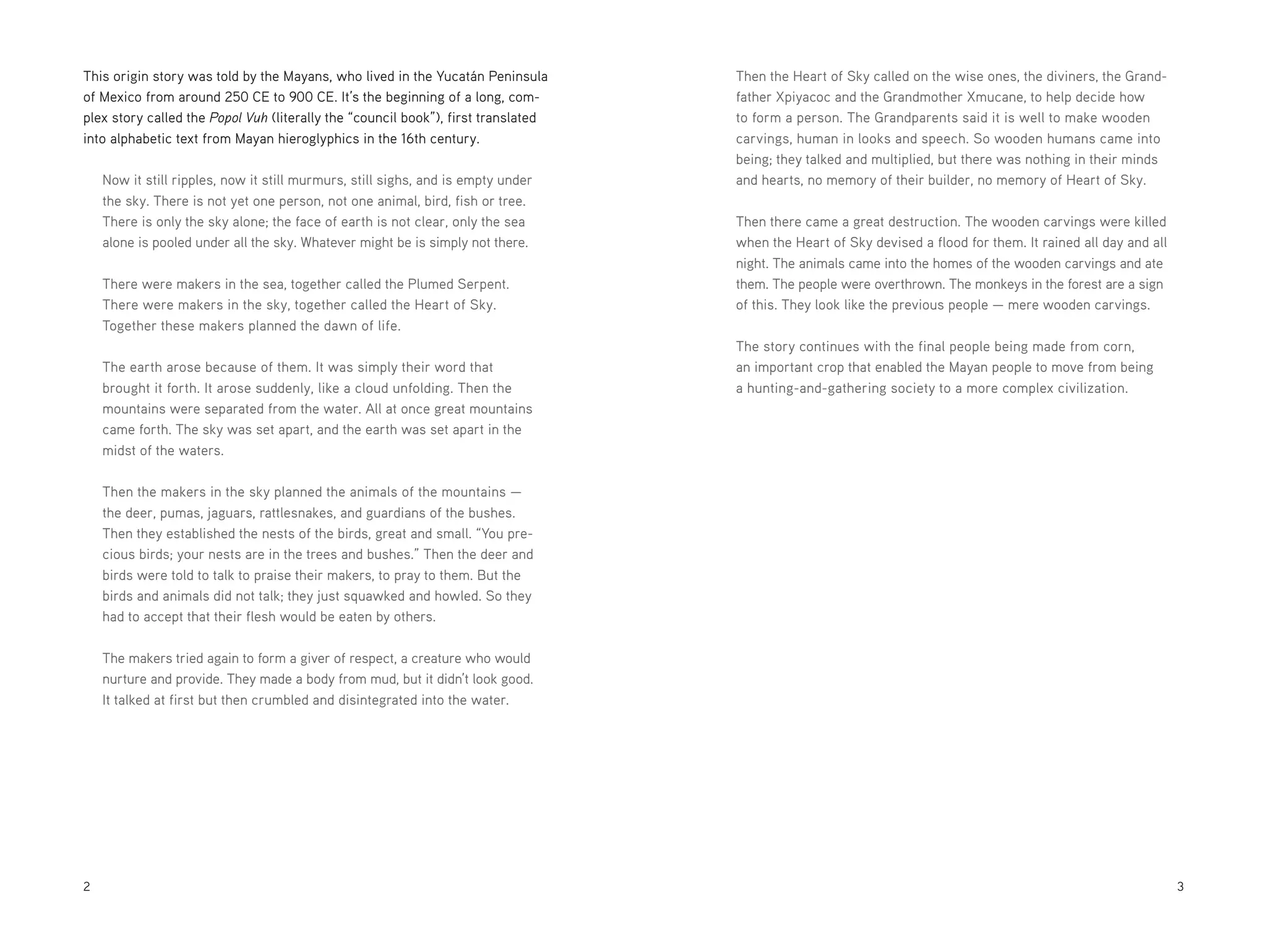 Origin stories: Mayan | PPT