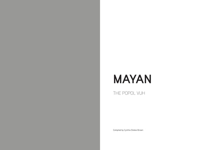 Origin stories: Mayan | PPT